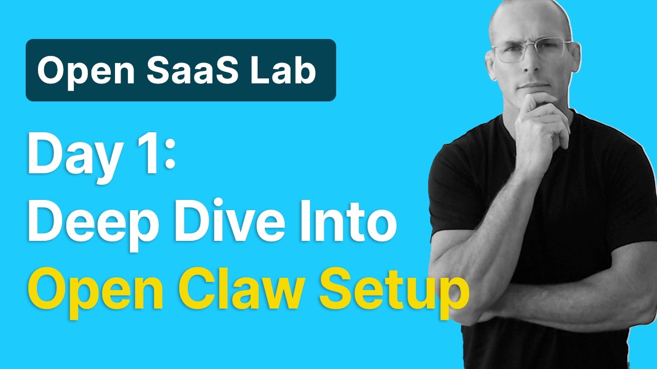 Open SaaS Lab Day 1: Building My OpenClaw Agent System - YouTube