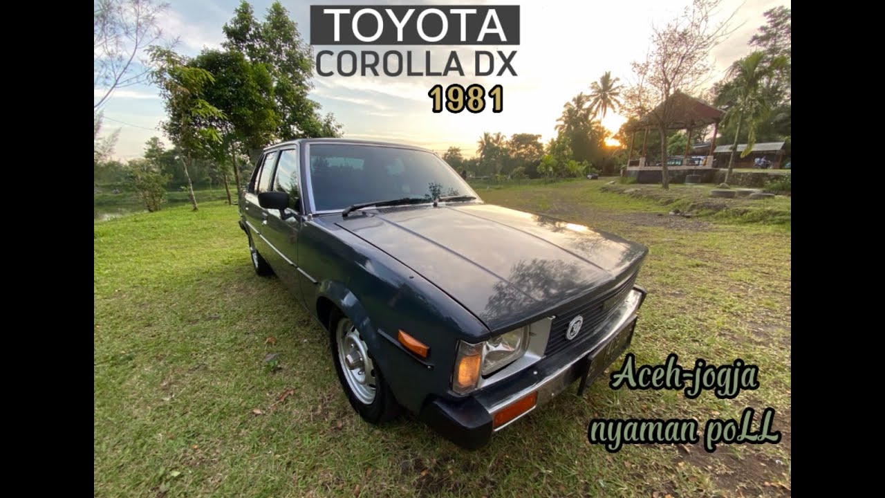 Toyota Corolla DX 1981 antik original dx kontes di Aceh #corolladx # ...