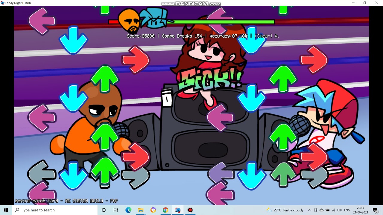 BOXING MATCH fnf full song - YouTube