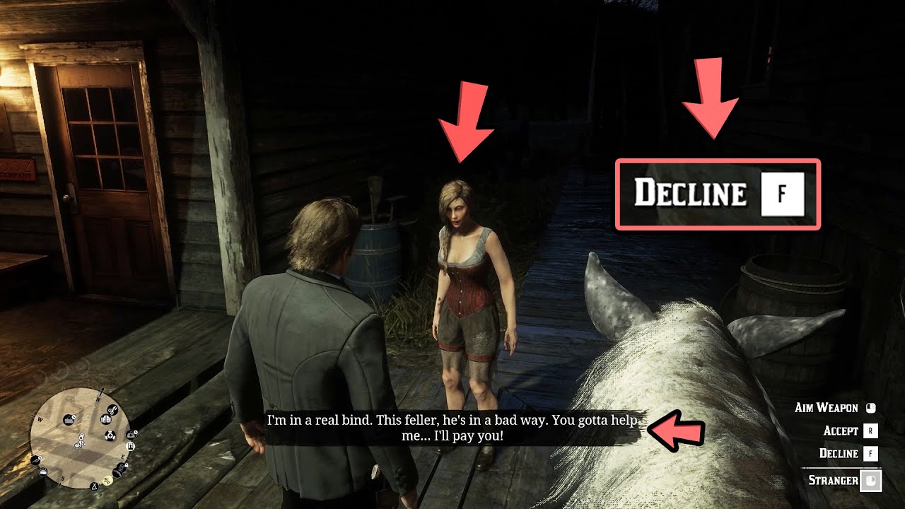 What happens if you refuse to help the killer prostitute? - RDR2 - YouTube