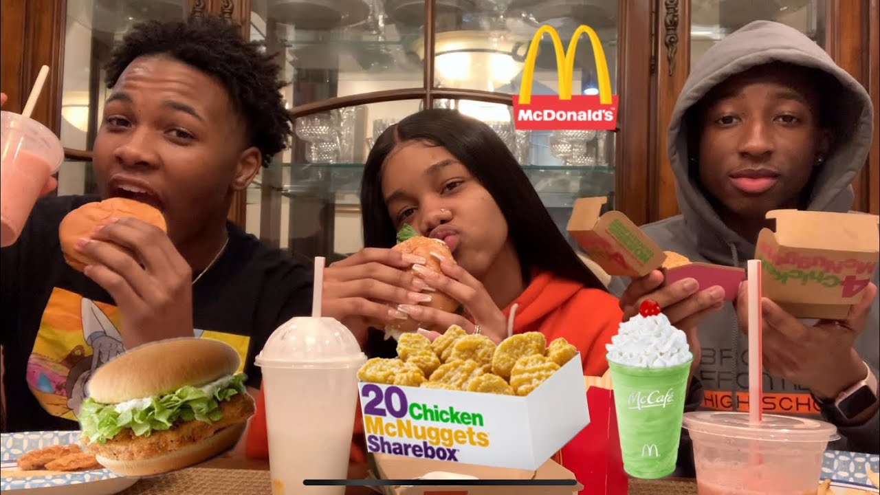 McDonald’s Mukbang Ft Kween Kailah // Do we date??🤔 - YouTube