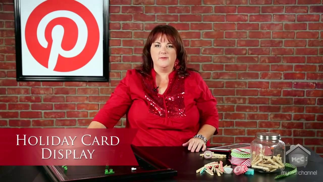 Inspired By Pinterest׃ Holiday Card Display Ideas - YouTube