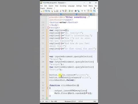 Create a Chatbot with Array in JavaScript | Tech Tutorial | Praveen Kumar - YouTube