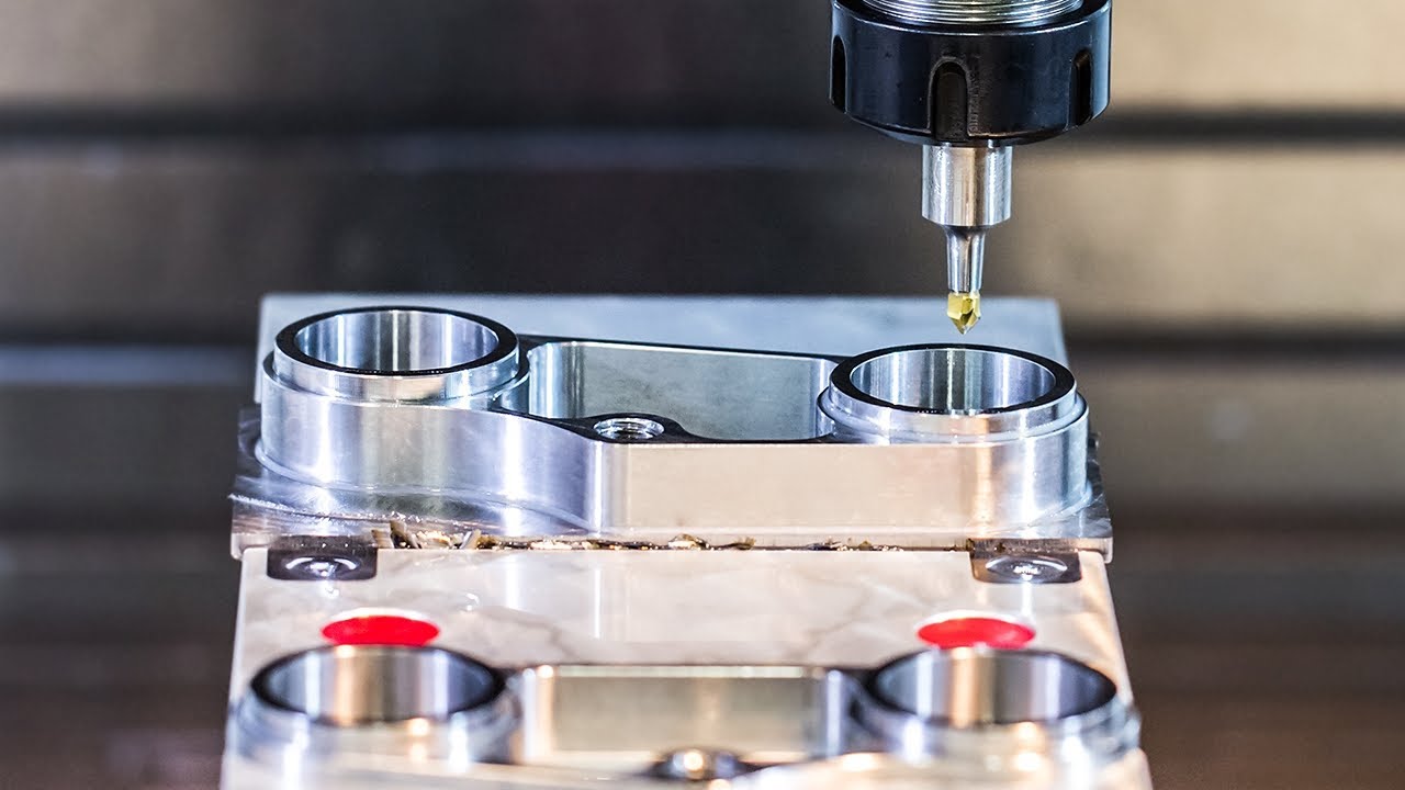 CNC machining on 12m/min (500 IPM) with YG-1 AluPower endmill | ЧПУ ...