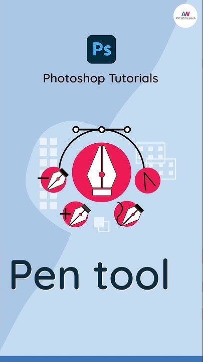 Master the Pen Tool in 60 Seconds | Quick Photoshop Tutorial #animationwala #pentool - YouTube
