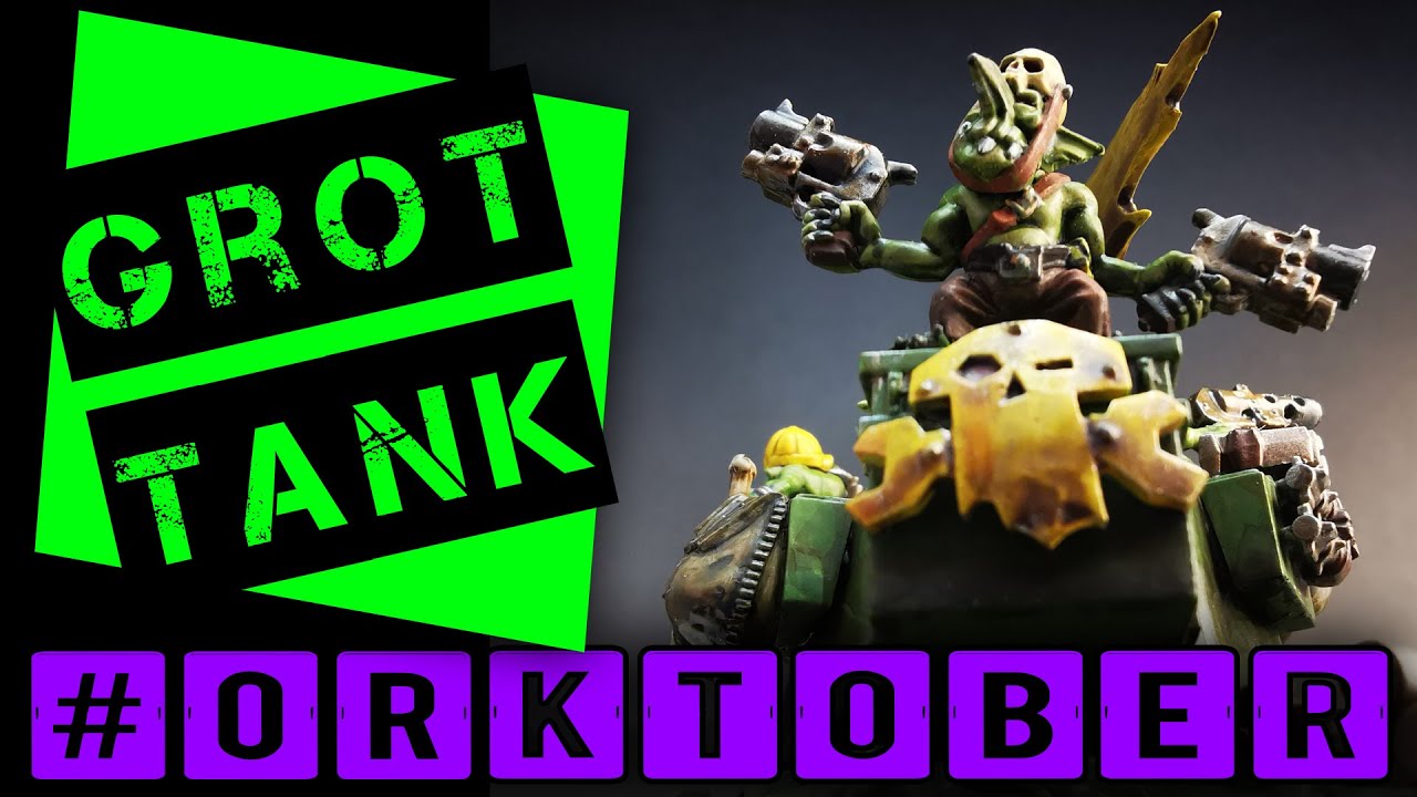 Grot Tank! Ork Diorama for Warhammer 40,000 - kitbashing a Sherman ...
