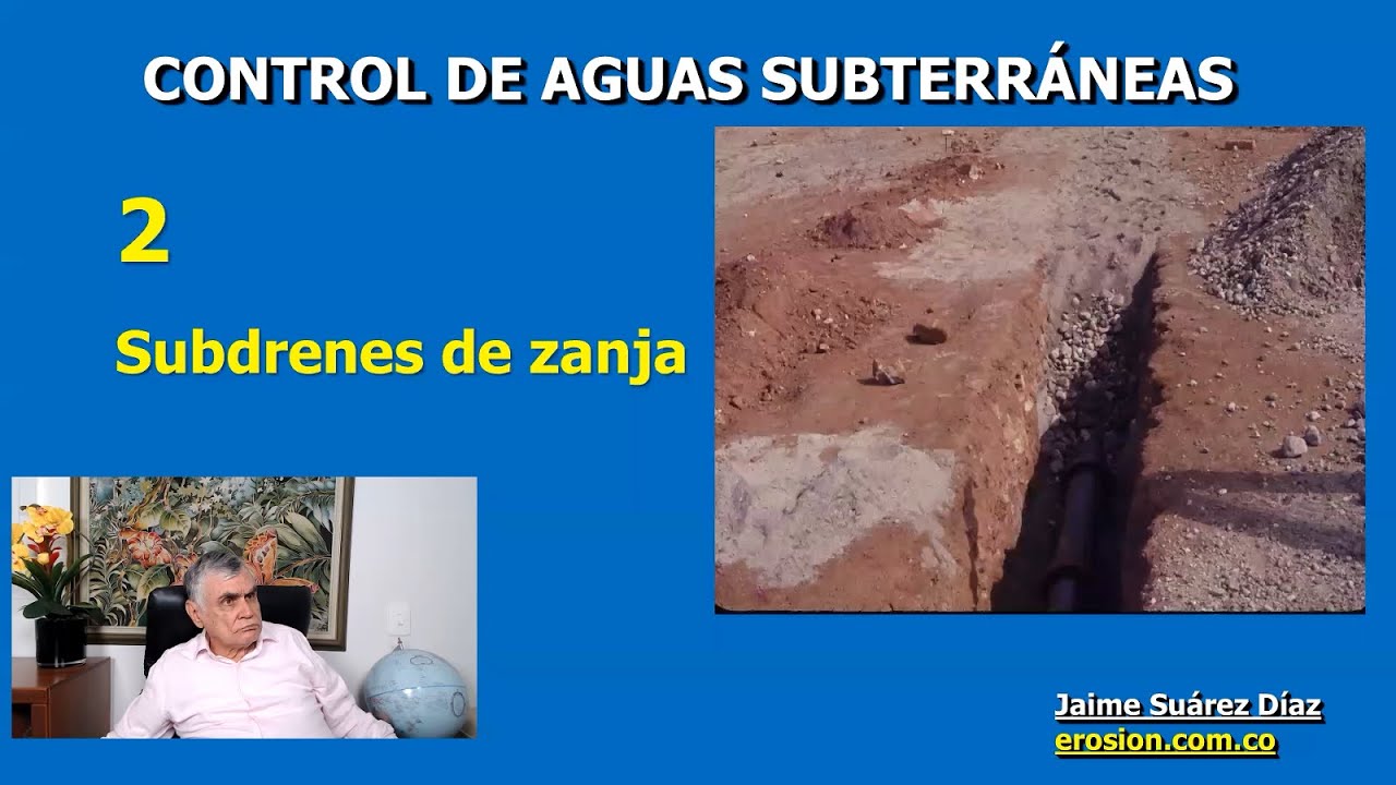 SUBDRENES DE ZANJA - YouTube