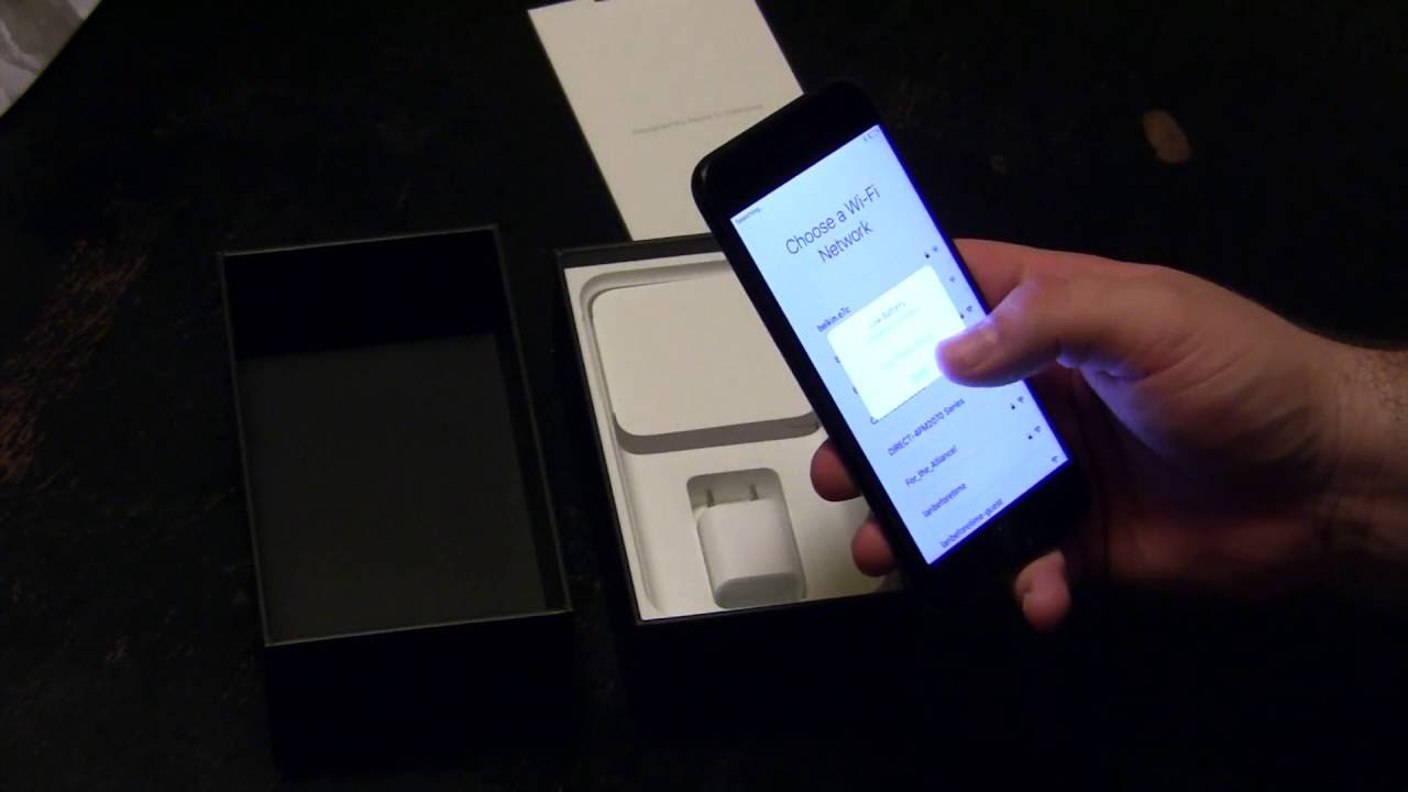 Apple iPhone 7 Jet Black Unboxing - YouTube
