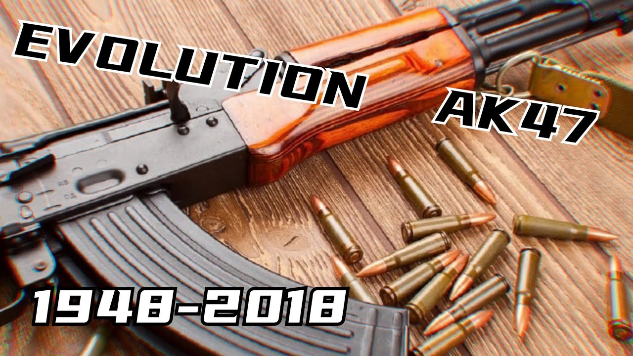 AK 47 Assault Rifle Evolution. 1948-2018. #ak #ak47 #akm #ak74u # ...