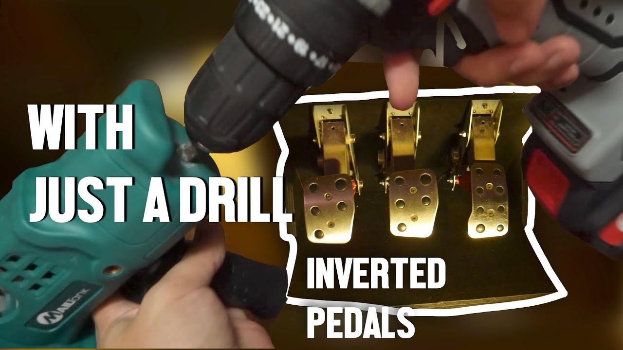 #DIY: Inverted pedals with just a drill - YouTube