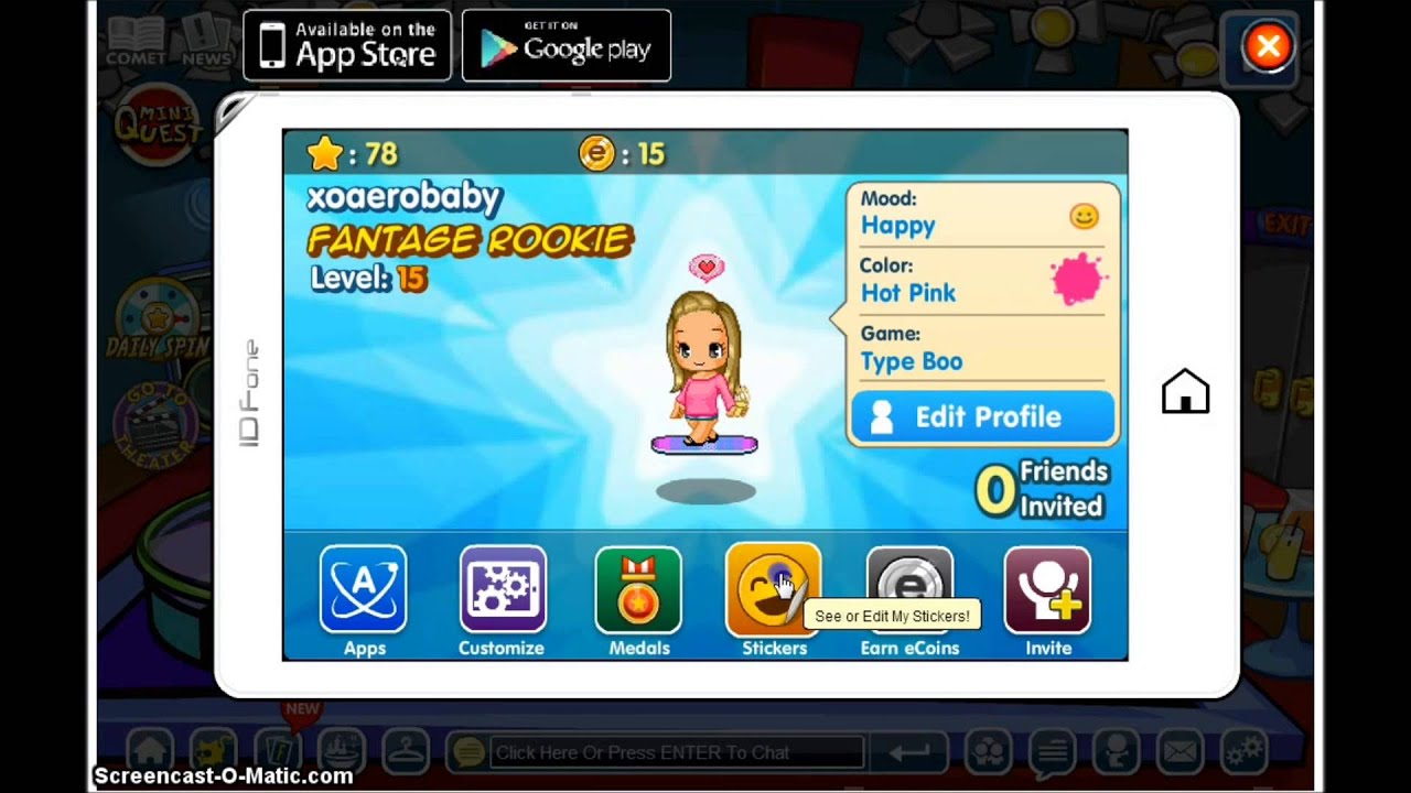 Updated Fantage Account - YouTube