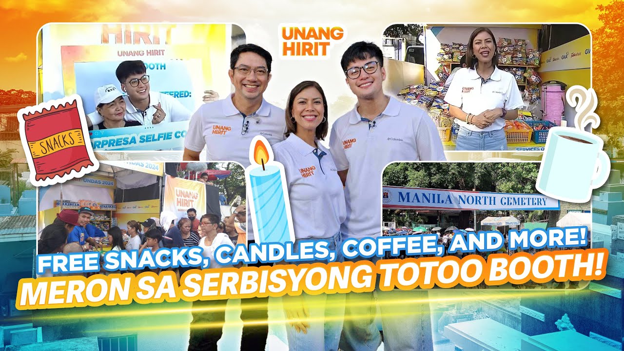 FREE SNACKS, CANDLES, COFFEE, AND MORE! MERON SA SERBISYONG TOTOO BOOTH ...