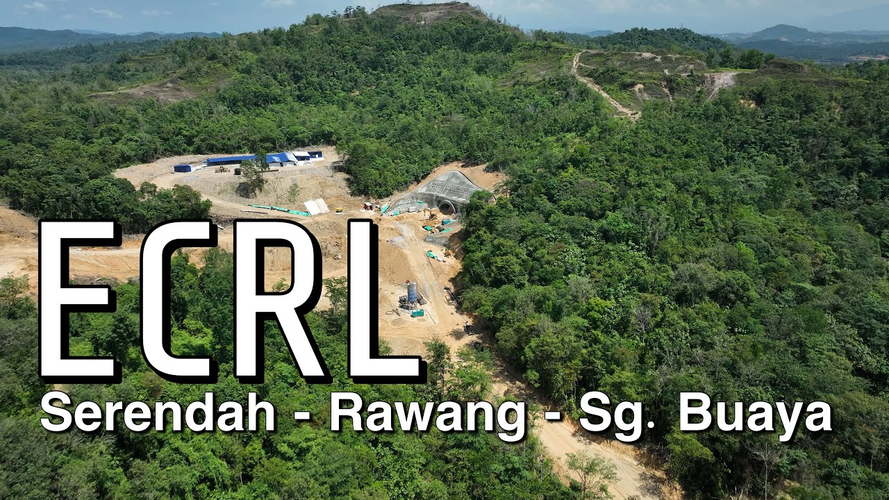 Perkembangan ECRL Serendah - Rawang - Sg Buaya | 23 Oktober 2023 - YouTube
