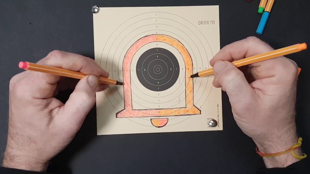 Ambidextrous drawing | IQTargets BELL | ball pen two hands drawing ...