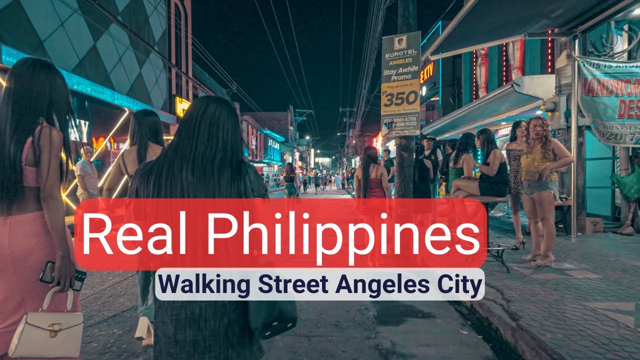 Walking Street Angeles City Philippines tour | DJI Pocket 3 - YouTube