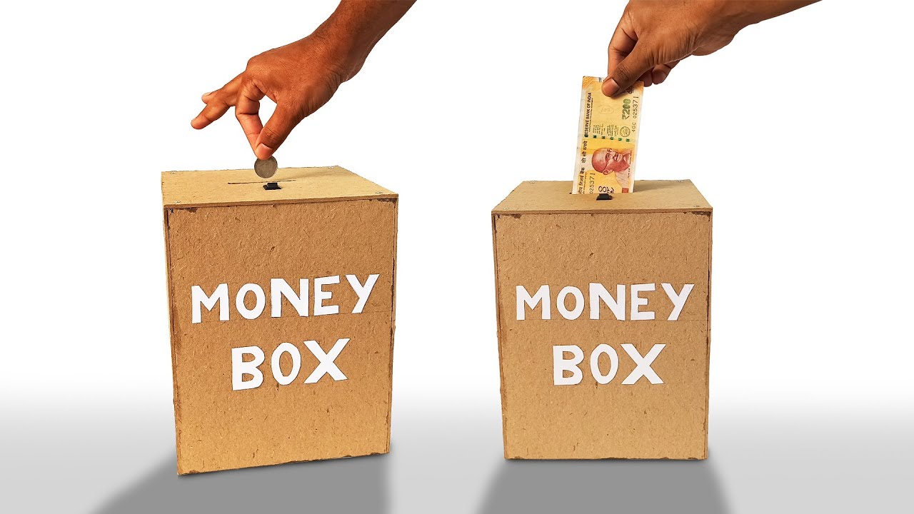 How to make electric Money Box🤑 || DIY Cardboard - YouTube