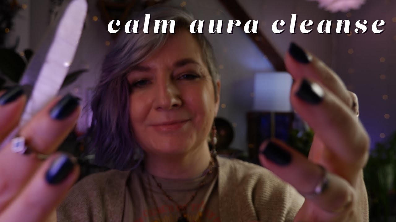 Aura Cleanse Reiki ASMR - Calm & Peaceful - Soft Spoken Energy Healing Session with Crystal ...