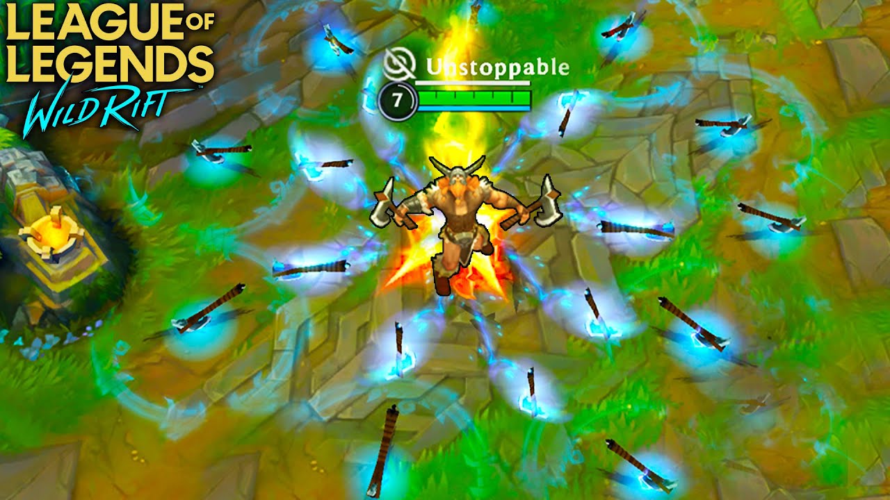 Wild Rift The Power Of Olaf 200iq Tricks And Exploits Best Olaf