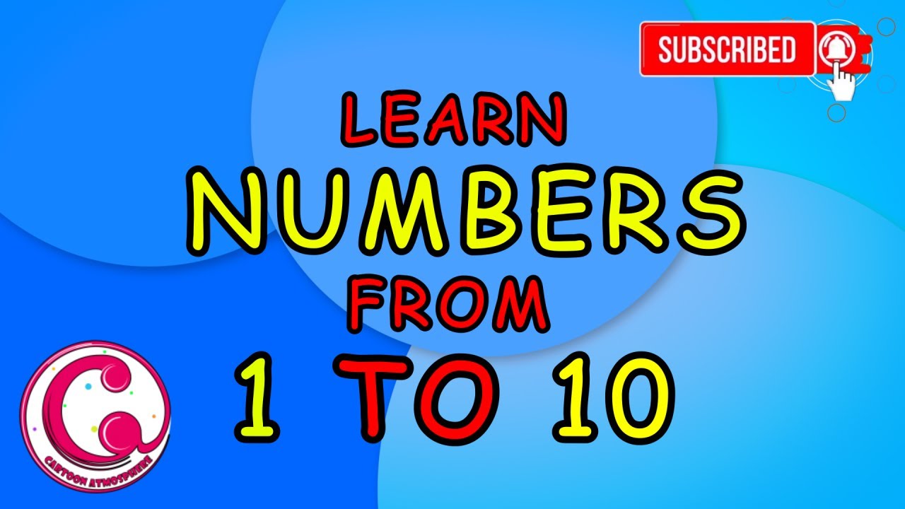Lets Learn Numbers | Know 1-10 Numbers | Spelling of Numbers in English ...