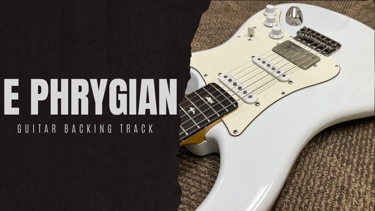 E Phrygian Guitar Backing Track - YouTube