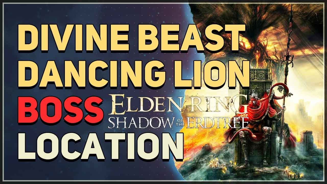 How to find Divine Beast Dancing Lion Location Elden Ring - YouTube