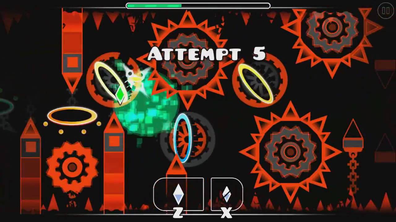 Geometry Dash Practicing Cataclysm - YouTube