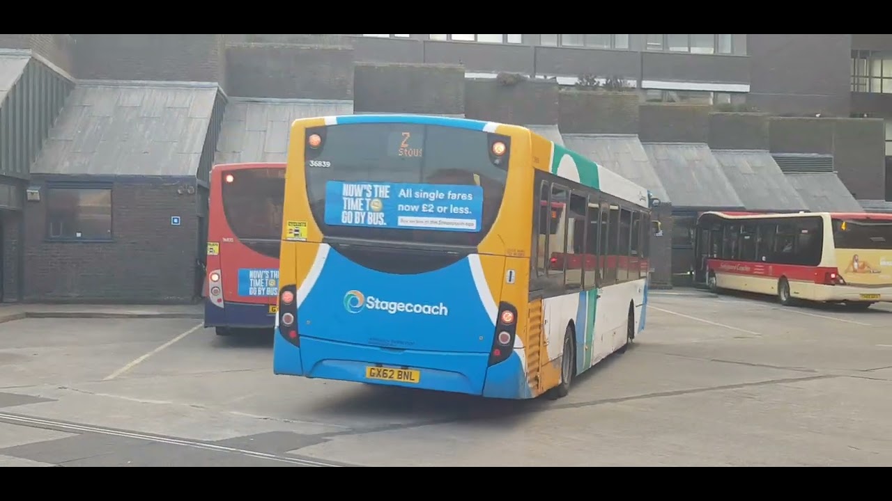 Here is the new livery stagecoach bus 36839 on the number 2 in ...