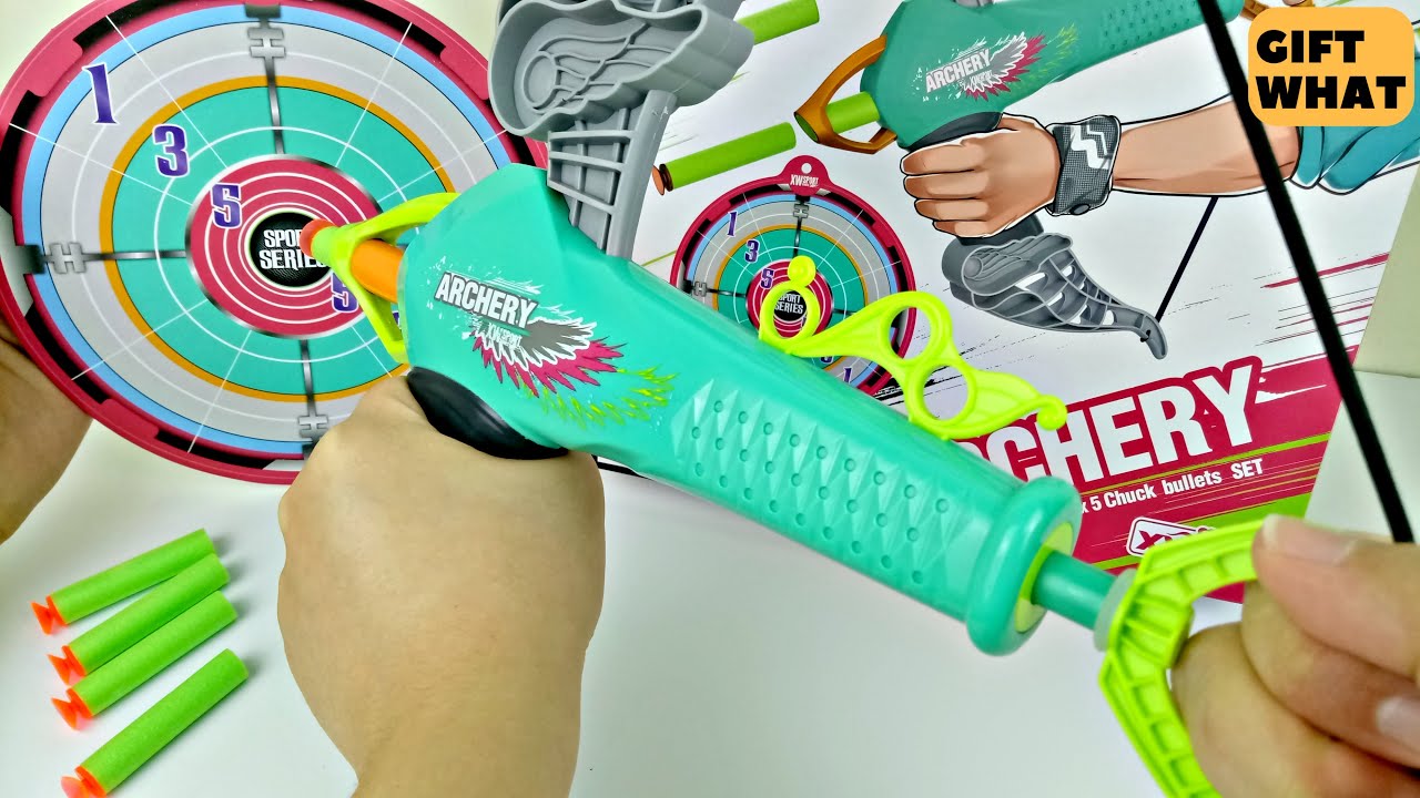 Archery Bow and Target Play Set 【 GiftWhat 】 - YouTube