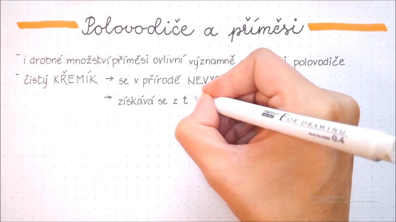 Polovodiče a příměsi, Polovodič typu P, Polovodič typu N, PN přechod ...