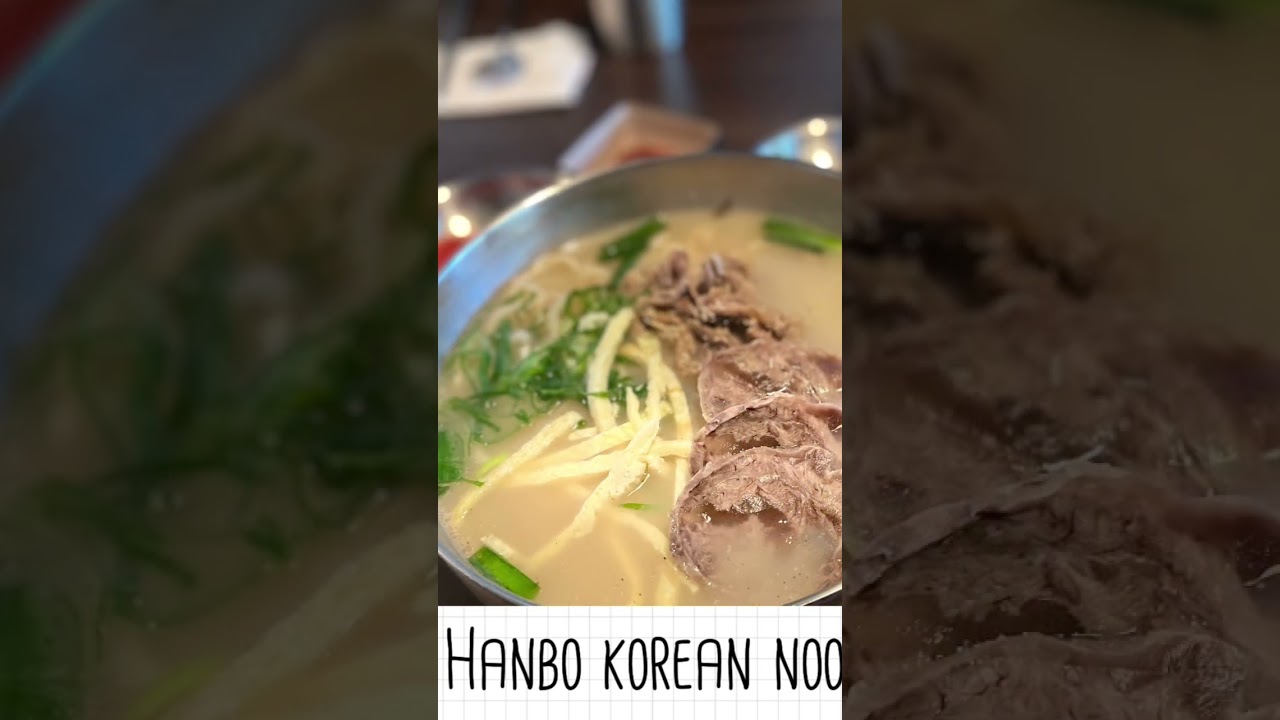 Hanbo Korean Noodle, YYC - YouTube