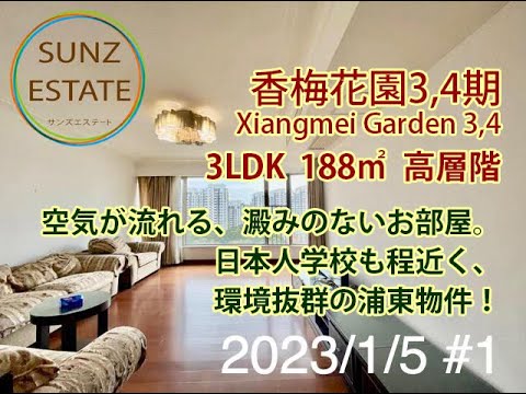 上海 浦東 香梅花園3,4期 3LDK 160㎡ 低層階 地下鉄2号線「上海科技館駅」歩12分 - YouTube
