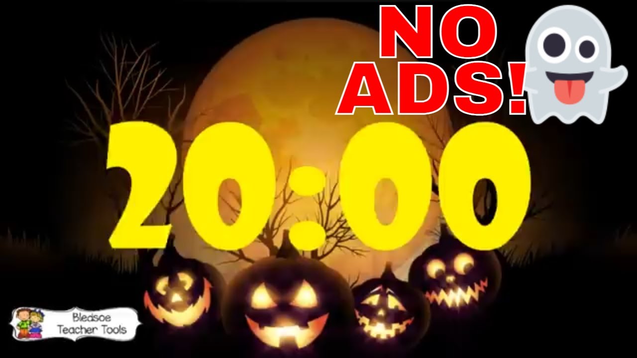 20 Minute Halloween Timer with Spooky Sounds - YouTube