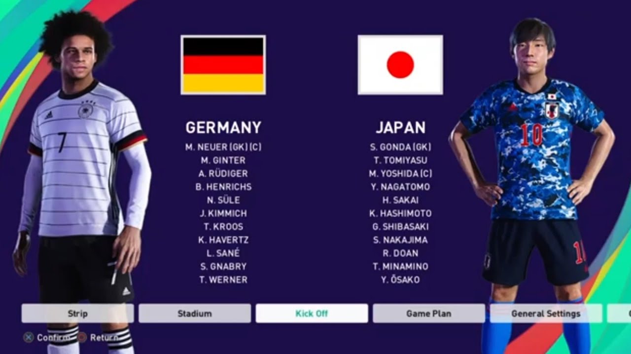 [ GERMANY VS JAPAN ] INTERNATIONAL FRIENDLY \\ GAMEPLAY - YouTube