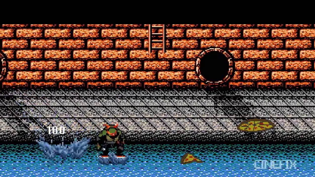 Ninja Turtles 2014 movie as a 8 Bit Game - YouTube