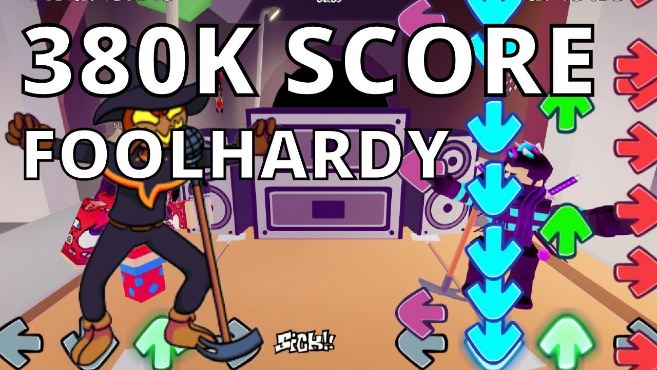 (HARD) Zardy Foolhardy 380K Score In Roblox Funky Friday - YouTube
