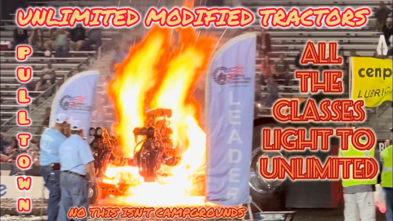 INSANE 15,000 HP MONSTER MODIFIED CLASSES NATIONAL CHAMPIONSHIP TRACTOR PULLING PULLTOWN ...