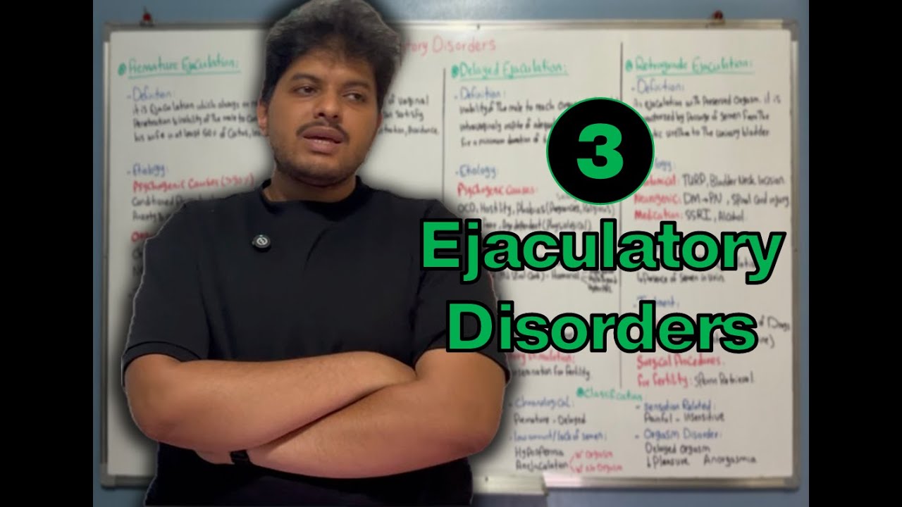 3- Andrology: Ejaculatory Disorders - YouTube