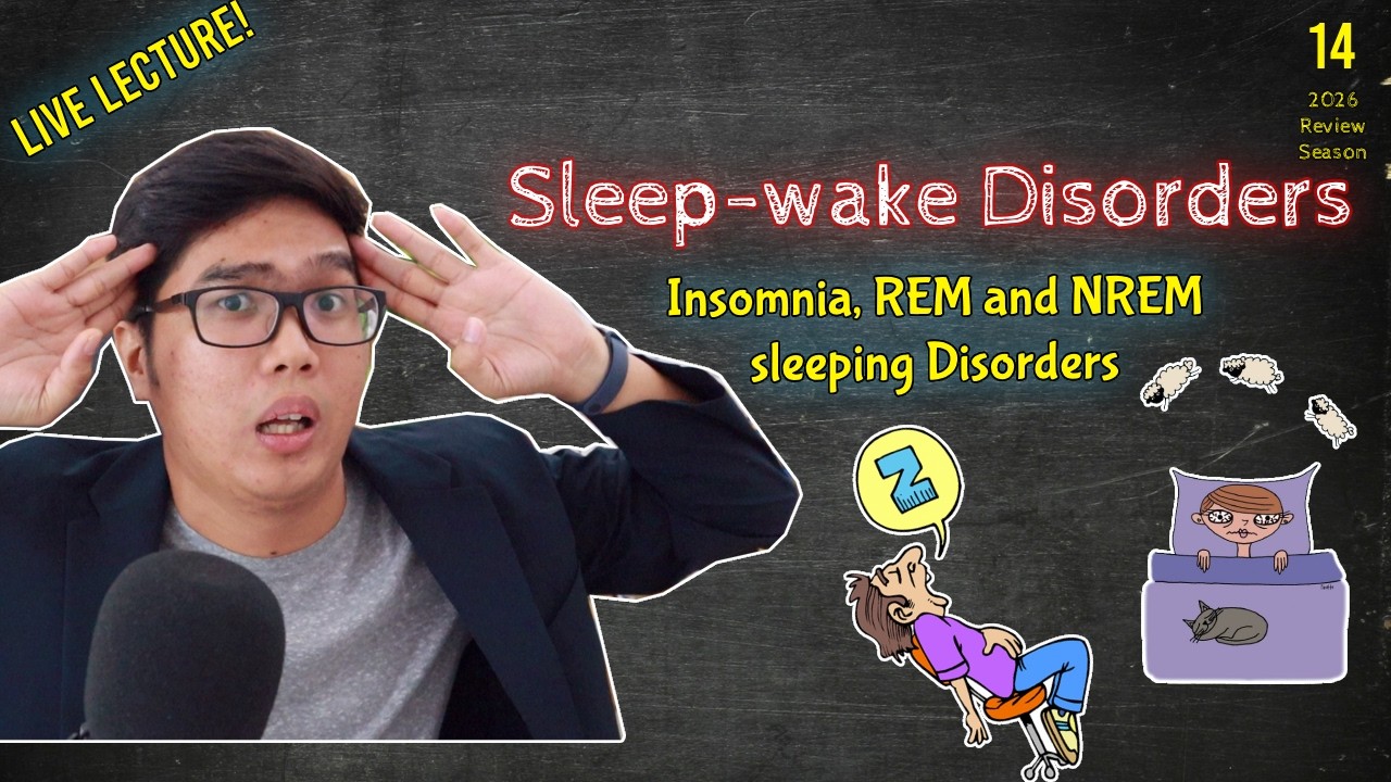 BASIC LECTURE - Sleep-wake Disorders | Dyssomnia and Parasomnia - YouTube