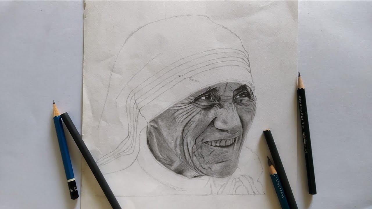 Hyper realistic face drawing - YouTube