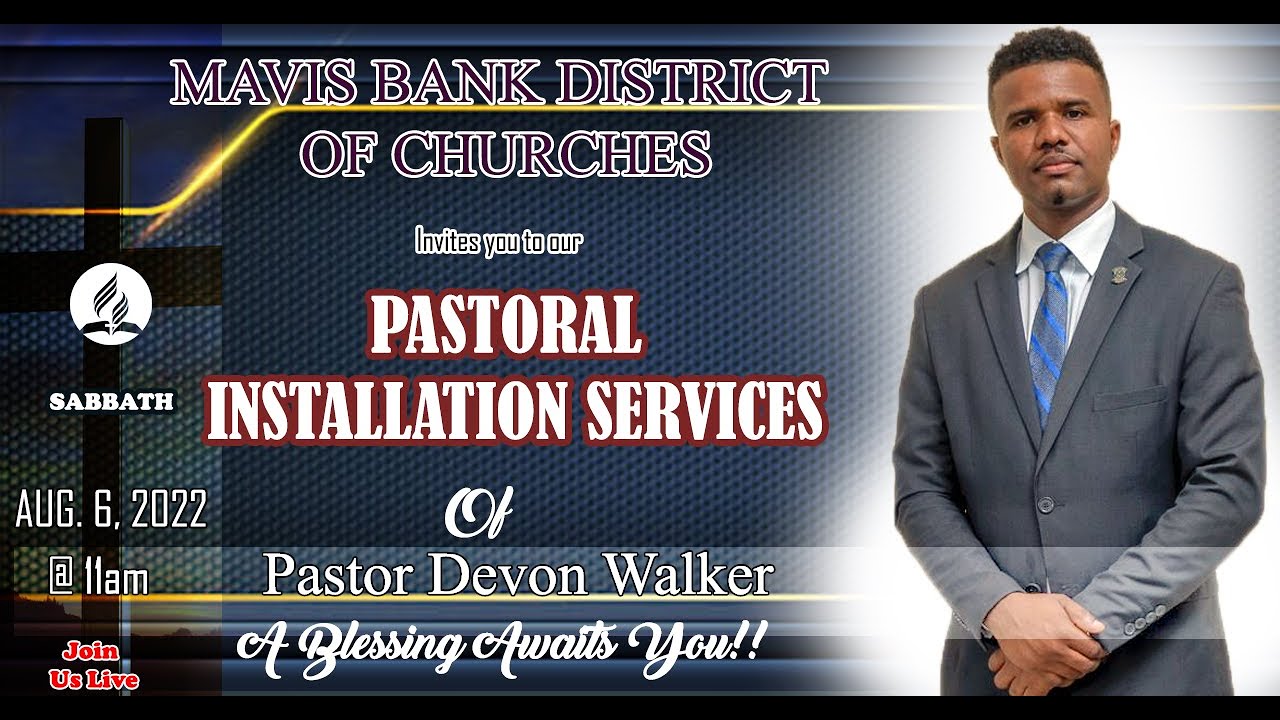 PASTORAL INSTALLATION SERVICE | Pastor Devon Walker - YouTube