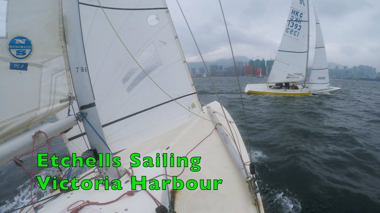 Etchells Sailing in Hong Kong Victoria Harbour - 4 February 2023 ...