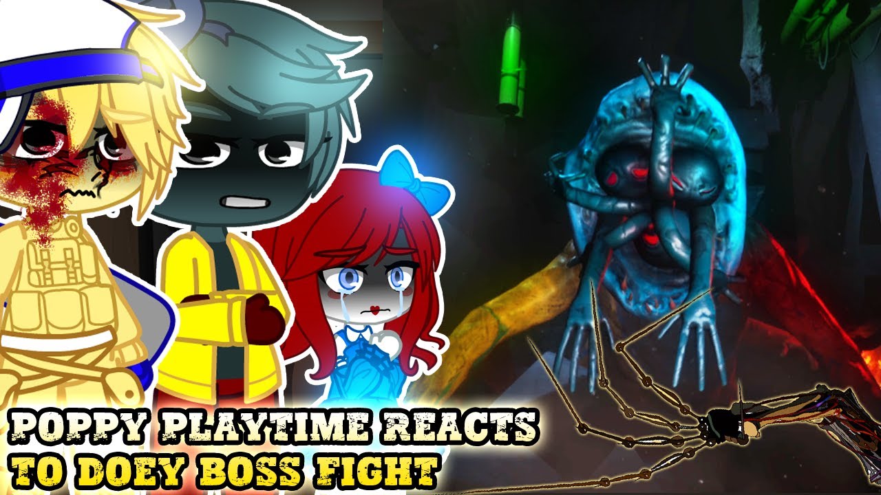 Poppy Playtime Reacts To Doey Boss Fight - YouTube
