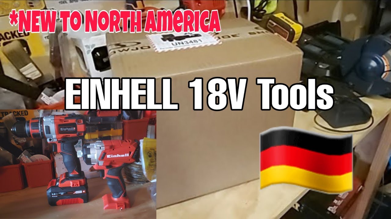 *NEW TO NORTH AMERICA...Einhell 18v Tools .. German Designed 🇩🇪 - YouTube