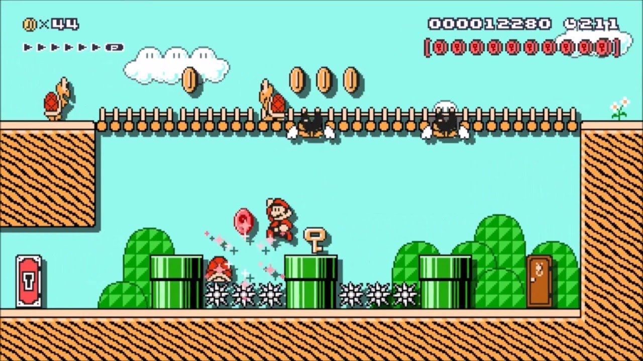 Twisted Temple: Beating Super Mario Maker's Requested Levels! - YouTube