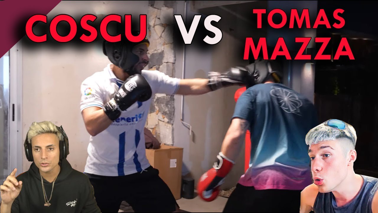 COSCU y TOMAS MAZZA se PELEARON en una practica de BOXEO - YouTube
