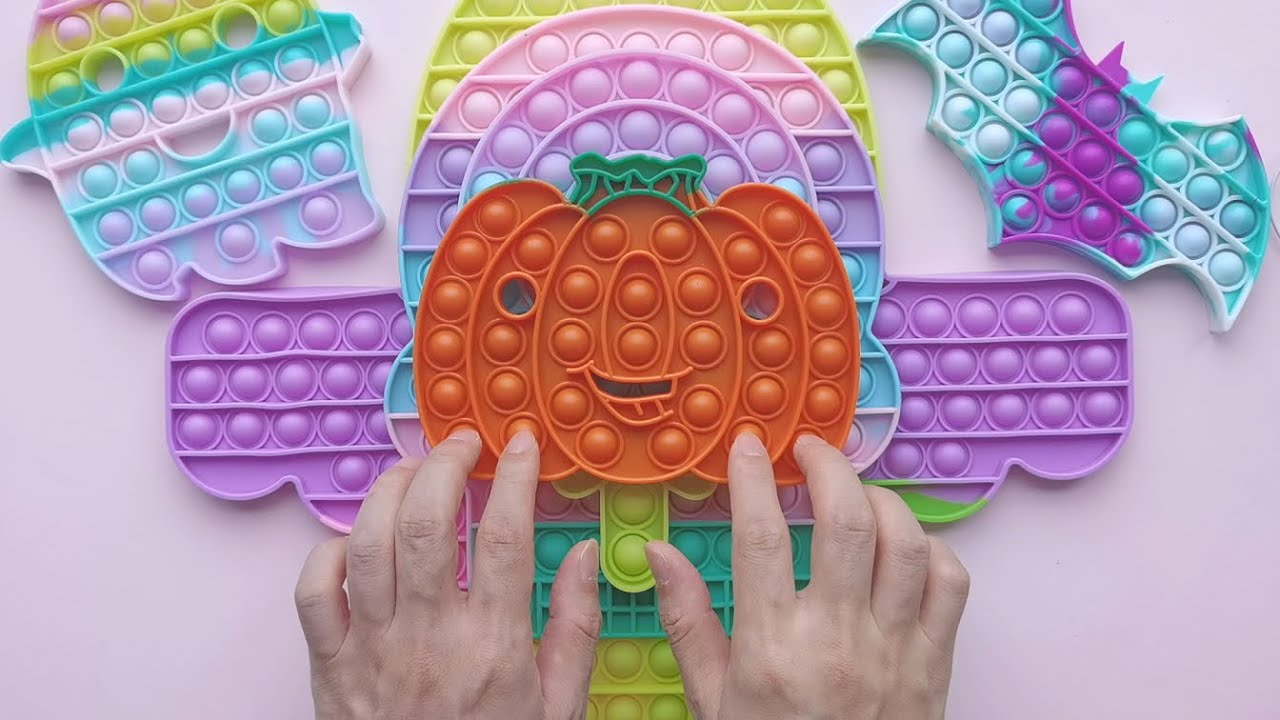 Halloween Pop It ASMR 2021 - No Talking Satisfying Fidget Toy ASMR ...