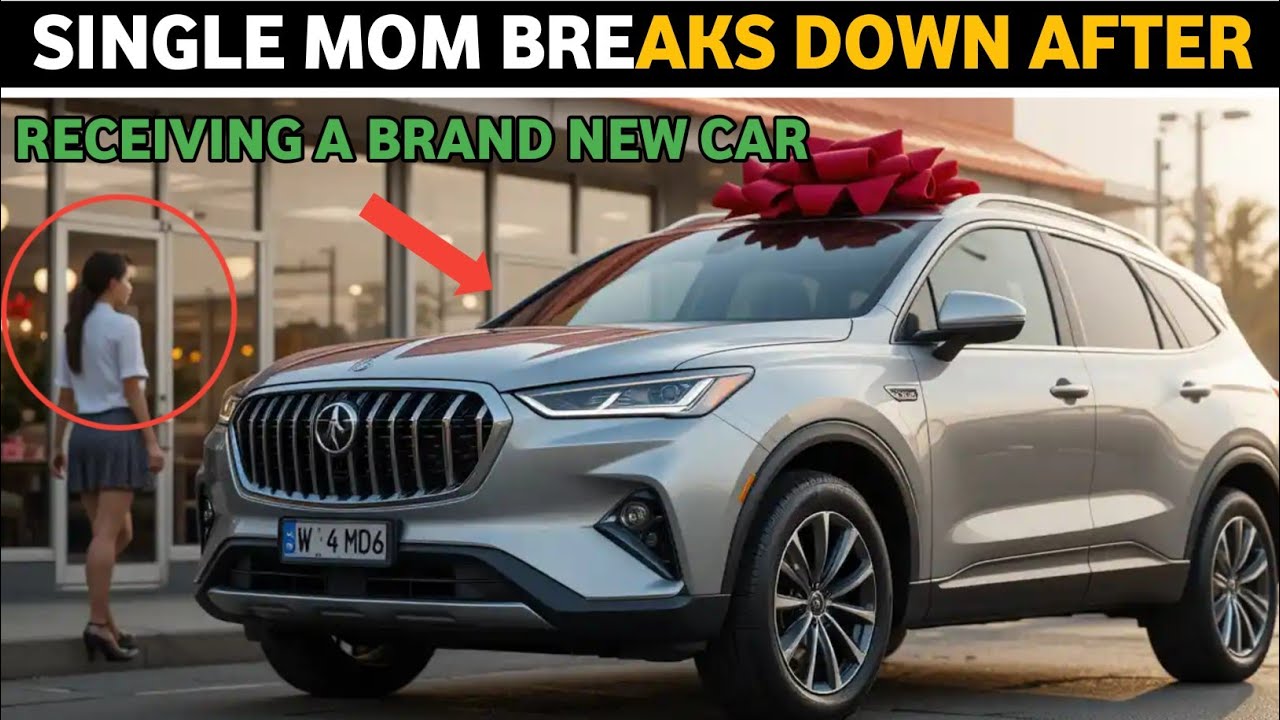 Single Mom Breaks Down After Receiving a BRAND NEW Car! - YouTube