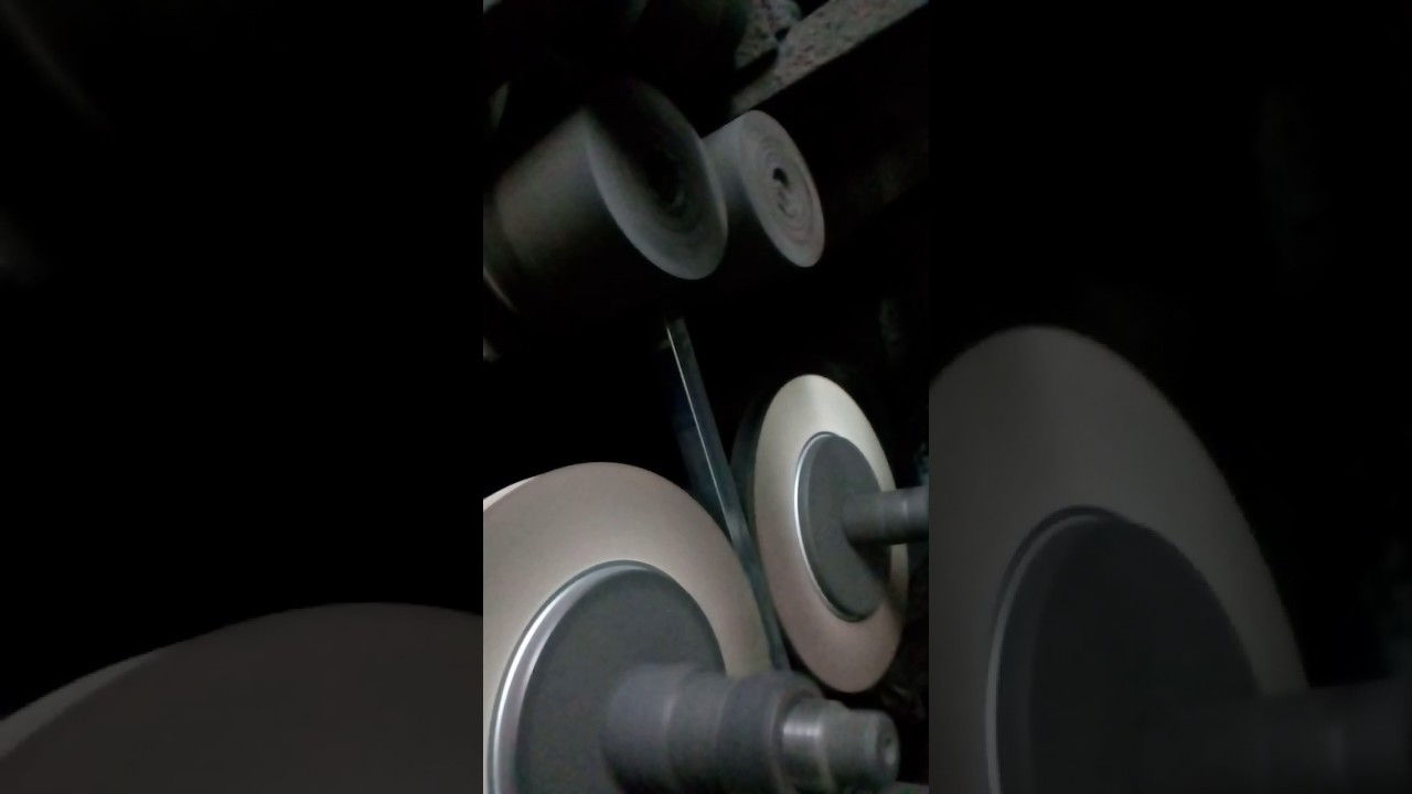 Stainless steel square tube polishing machine - YouTube