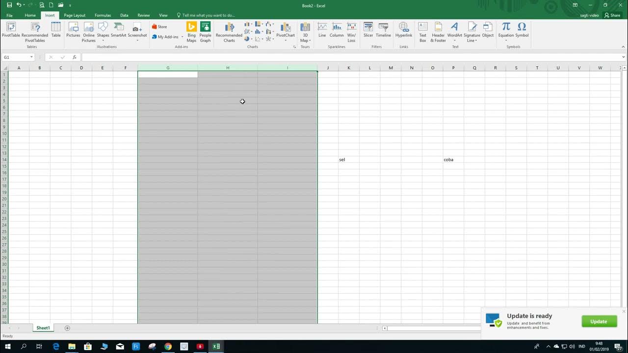 BELAJAR EXCEL #1 - MENGENAL INTERFACE EXCEL - YouTube