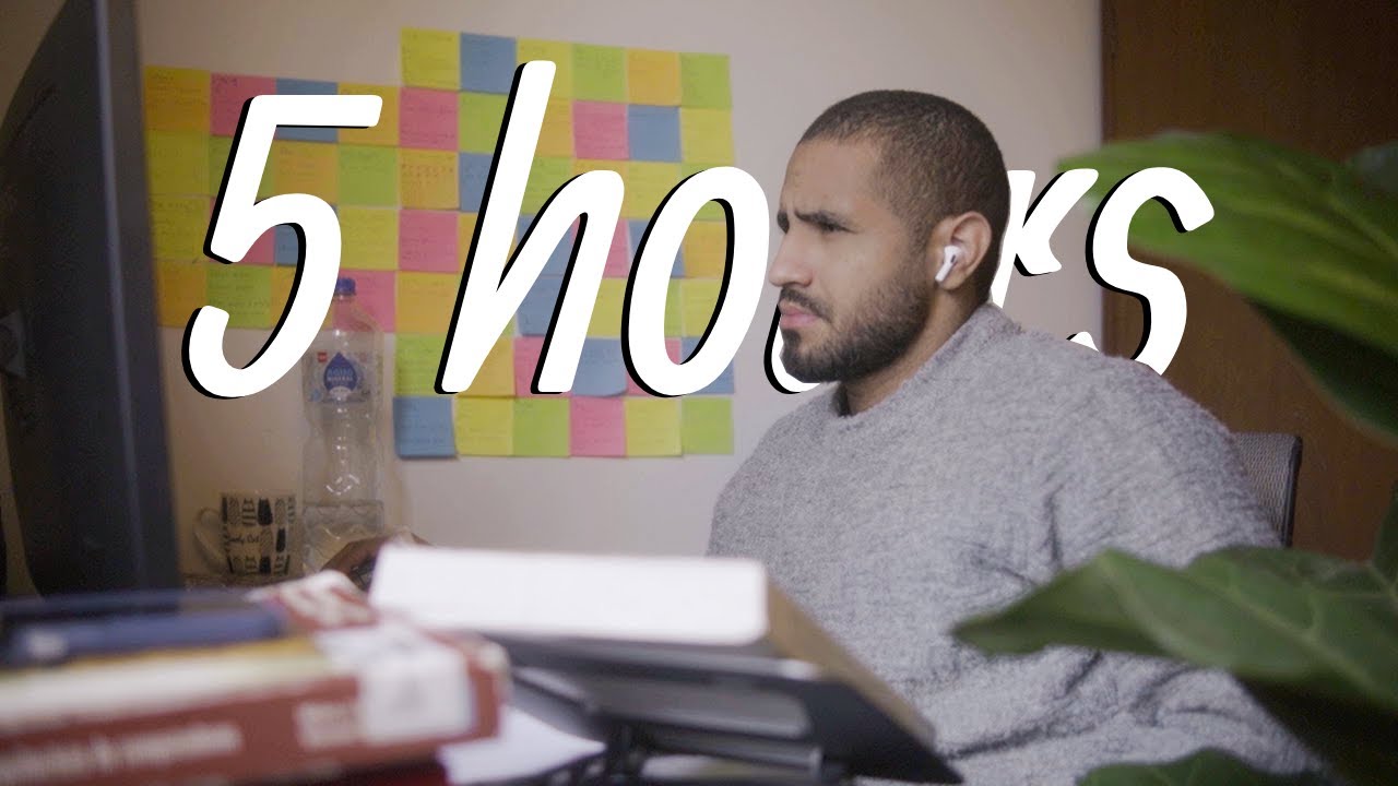 LIVE | 5 - HOUR study with me exam day 📝 📚🌧 rain sounds & pomodoro ...